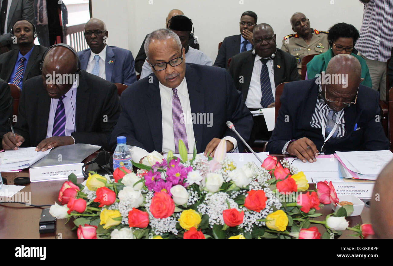 Delegates attend the AMISOM Troop and Police Contributing Countries ...