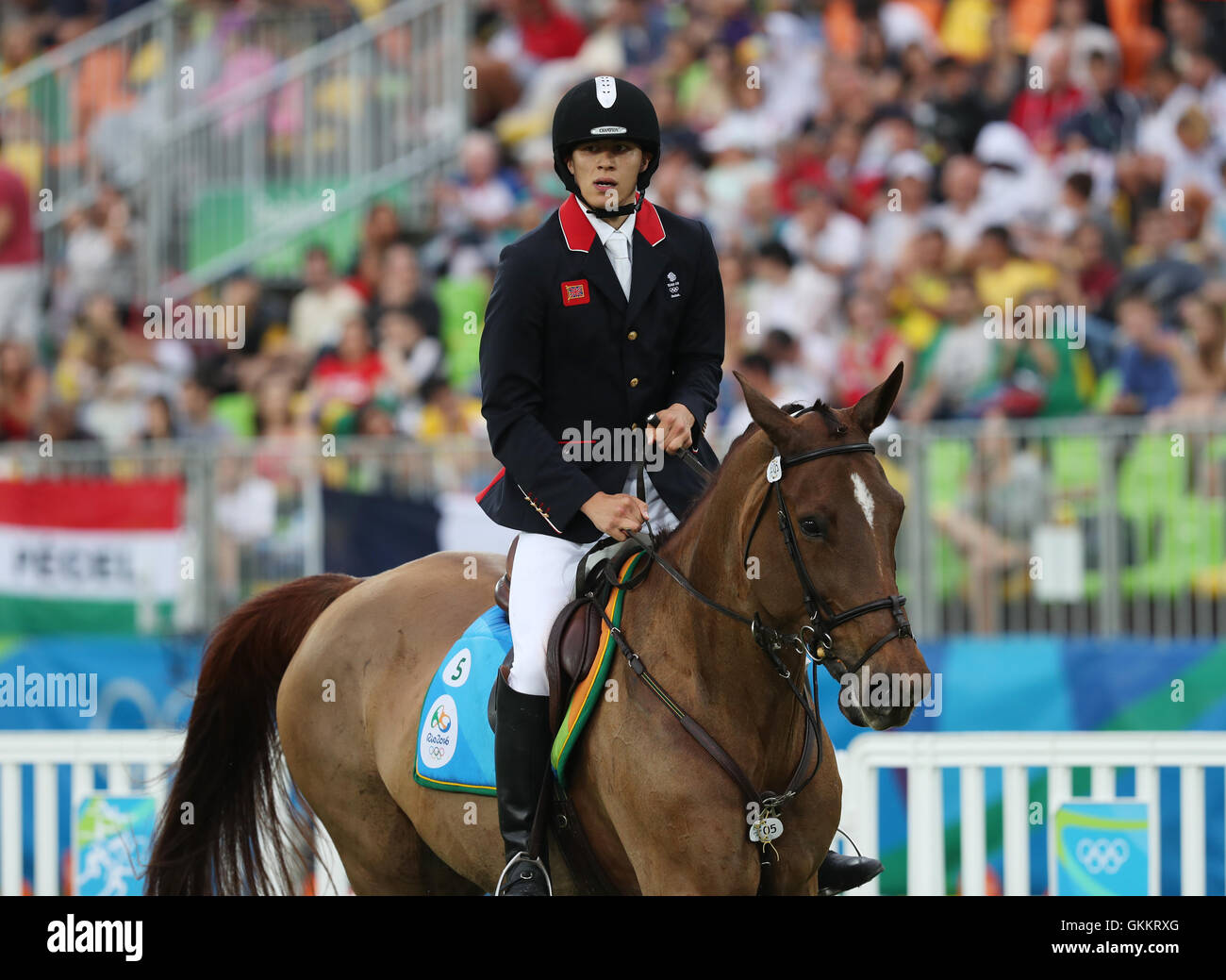 Great Britain's Joseph Choong competes in the modern pentathlon at the ...
