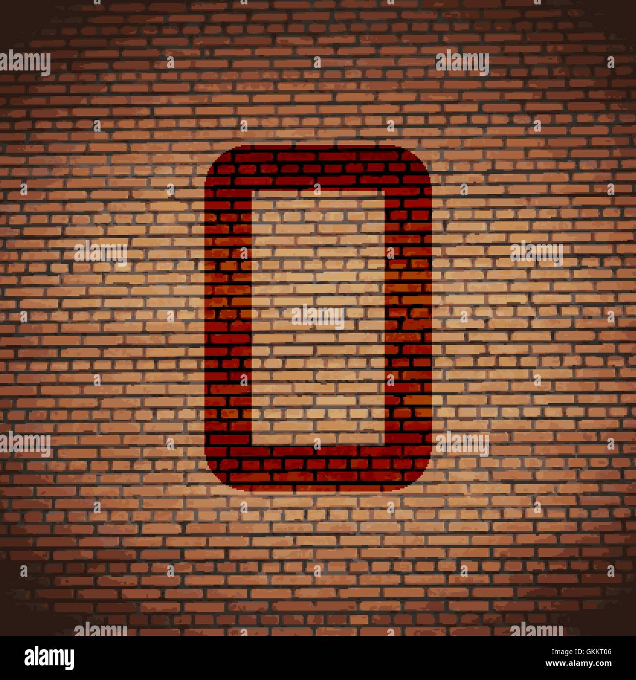 number zero icon symbol Flat modern web design with long shadow and ...