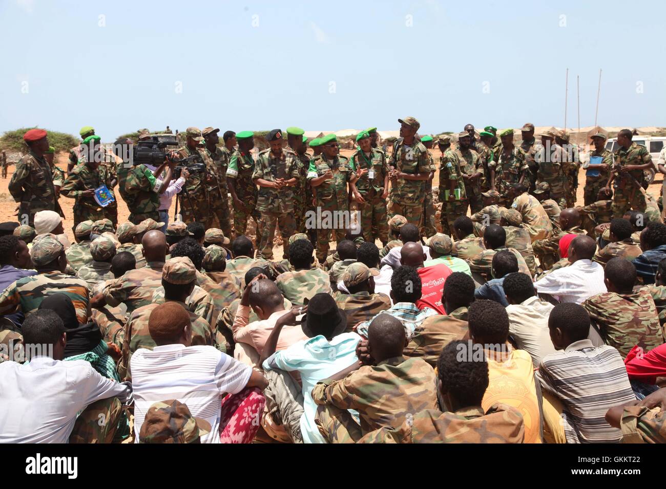 The African Union Mission in Somalia (AMISOM) Force Commander, Major ...