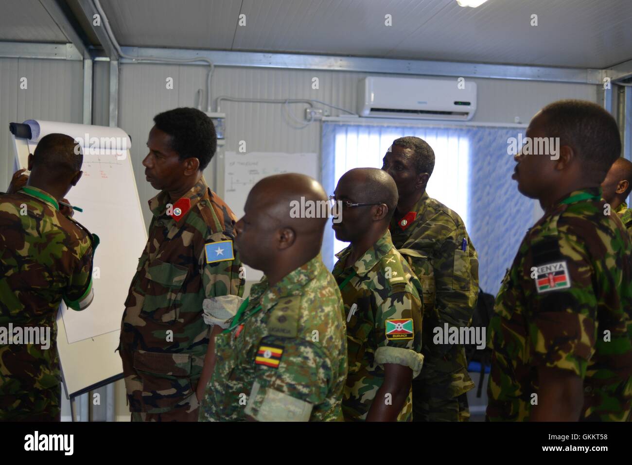 On March 25, 2016, military officers from AMISOM and the Somali ...