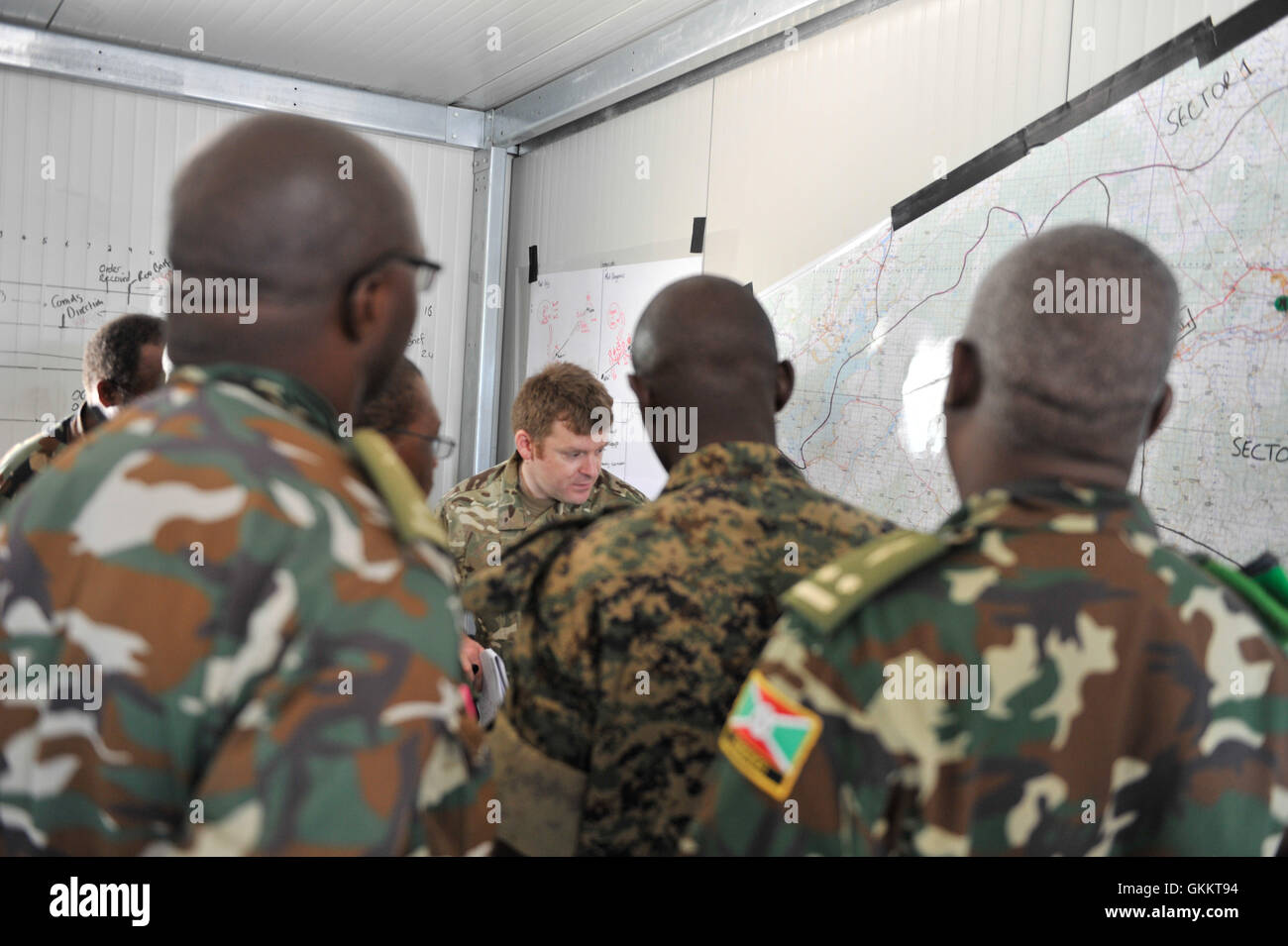 On March 25, 2016, military officers from AMISOM and the Somali ...