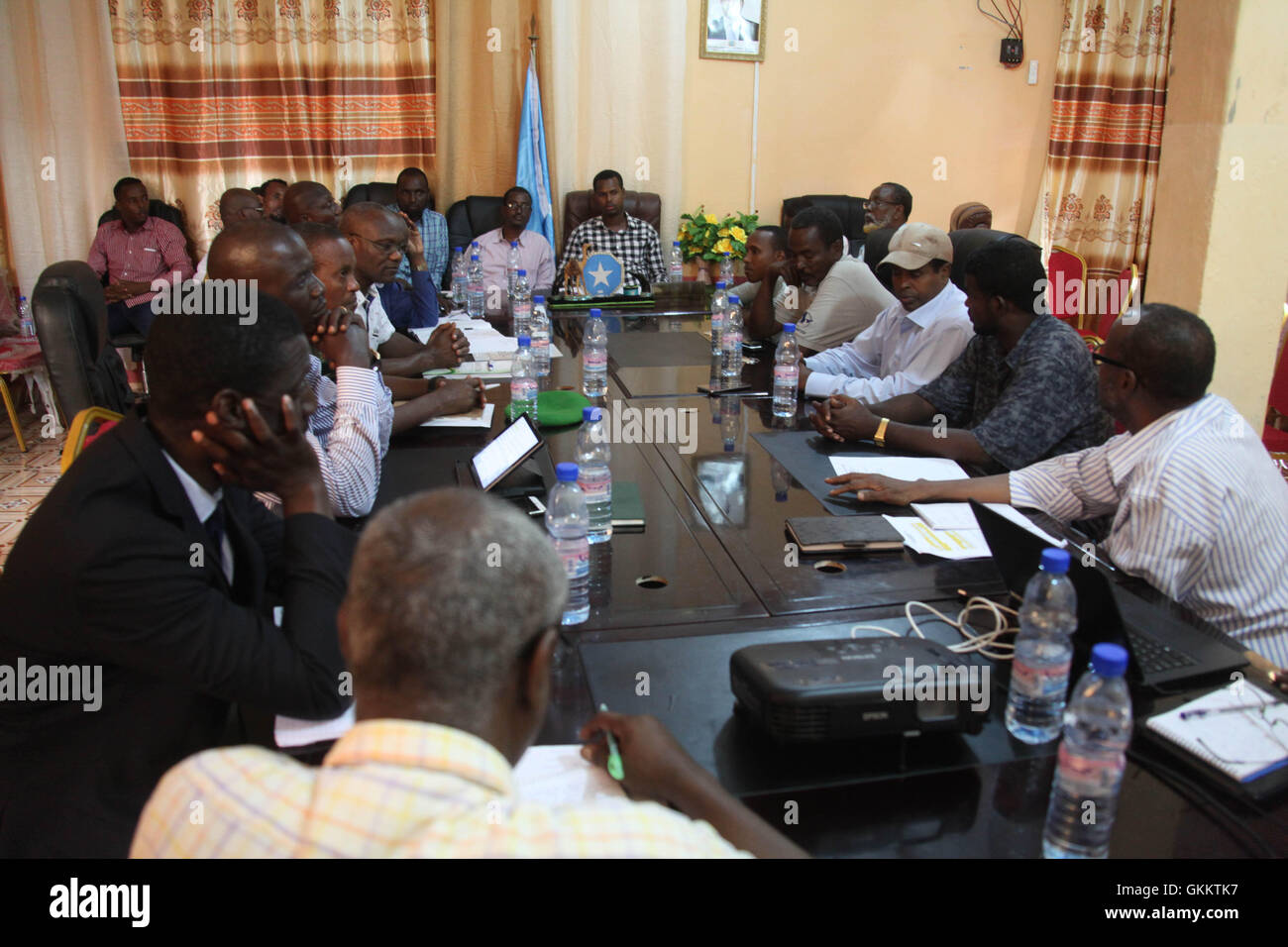 Hiran Regional Administration officials attend a Civil Military ...