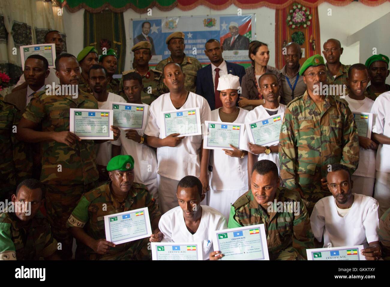 On May 24, in Baidoa, Somalia, nurses from the Somali National Army ...