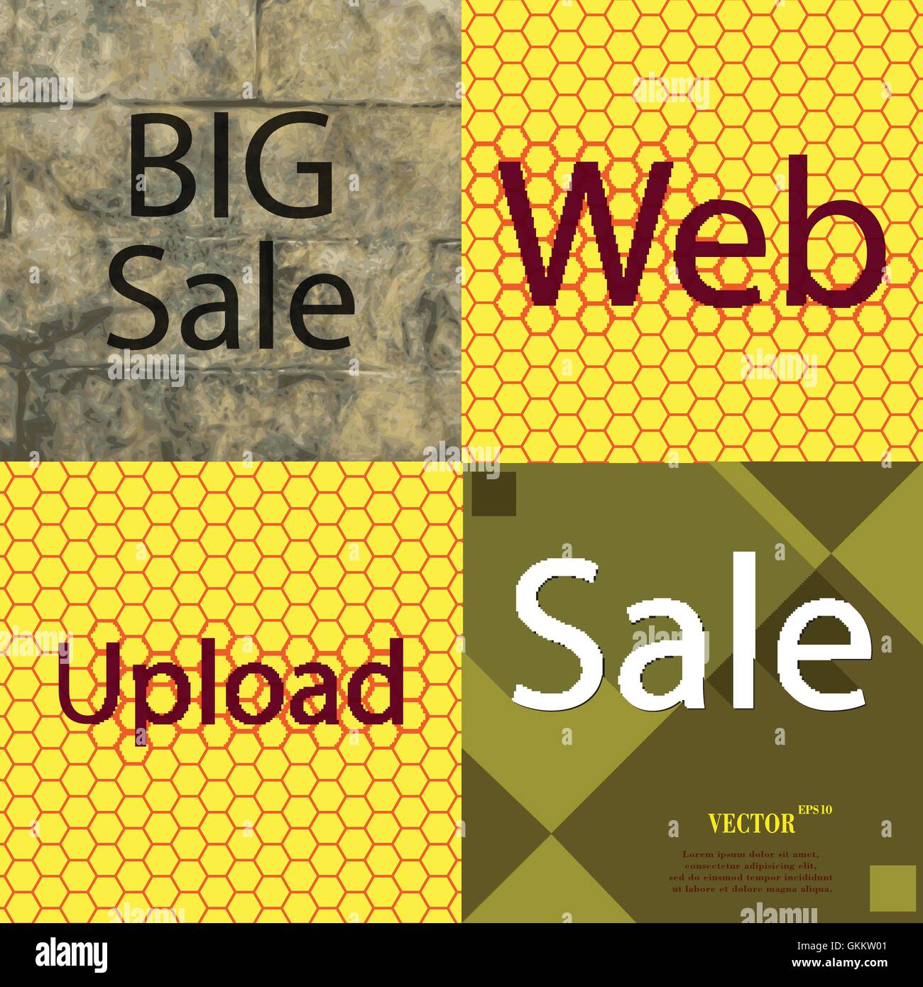 Set of the most popular web design icons on abstract background Stock ...