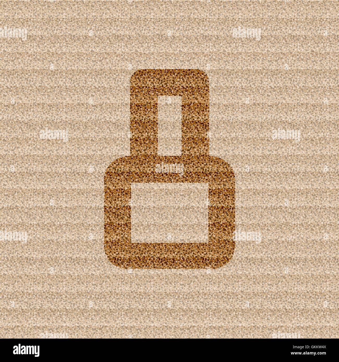 number Eight icon symbol Flat modern web design with long shadow and ...