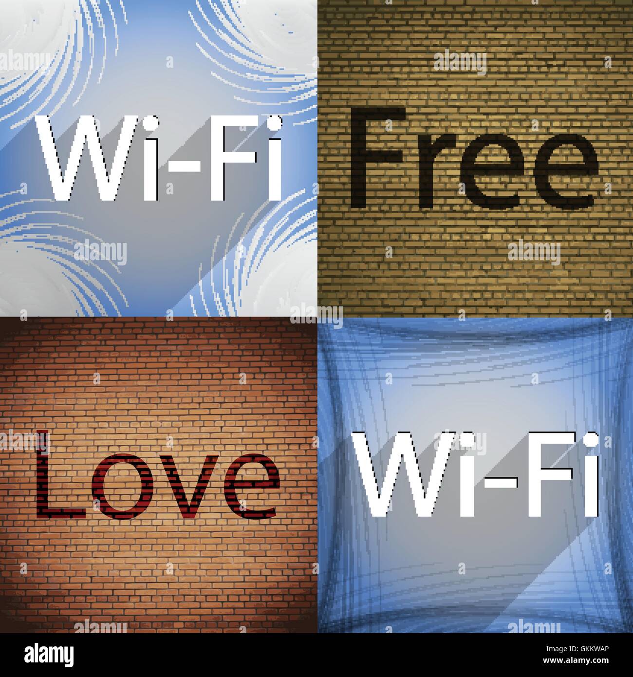 Set of the most popular web design icons on abstract background Stock ...