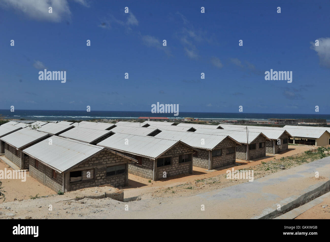 Aerial view of the Jazeera Training Centre for the commissioning of the ...