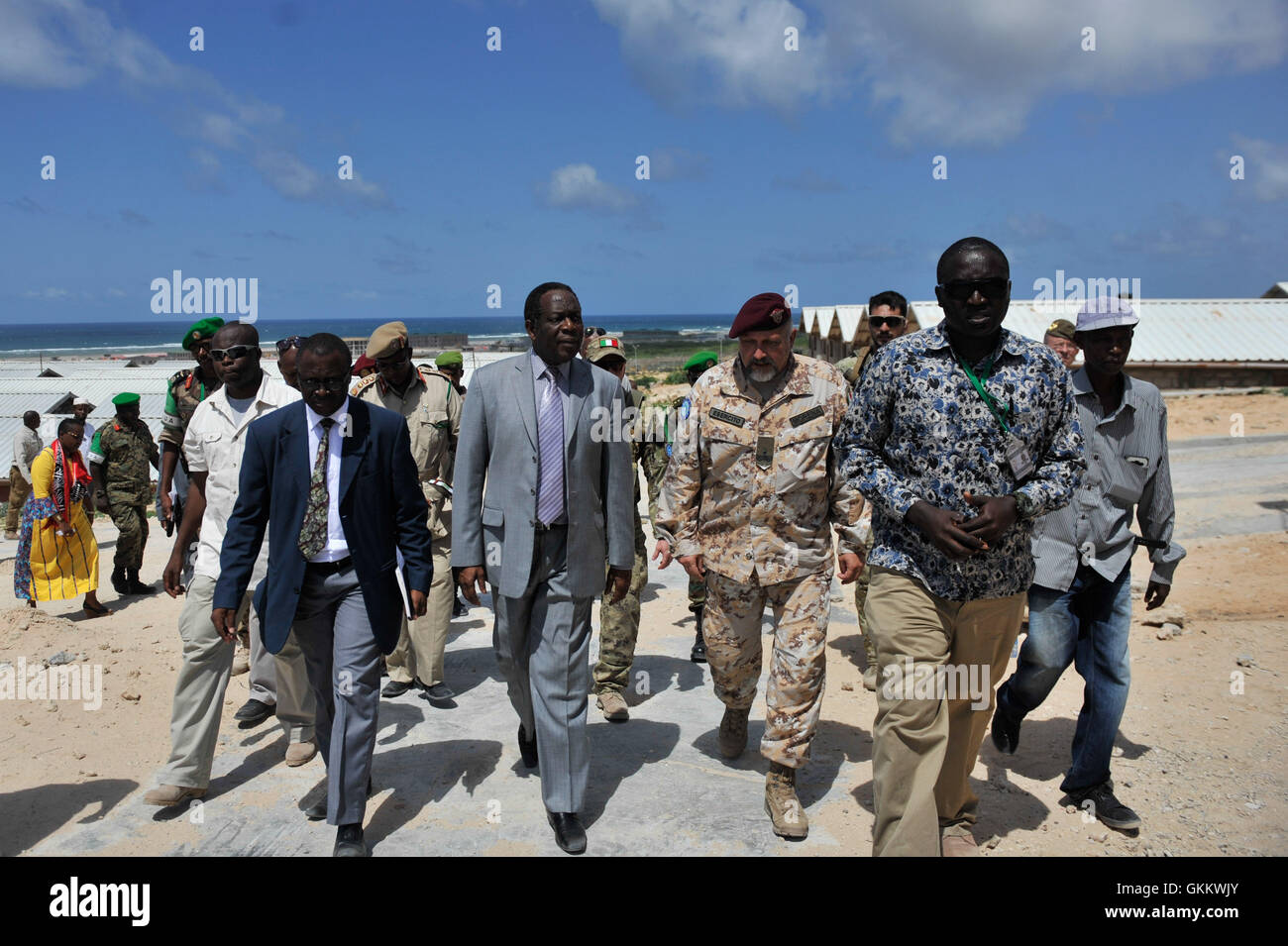 Ambassador Francisco Caetano Jose Madeira, SRCC for Somalia, and senior AMISOM, EUTM, and SNA ...