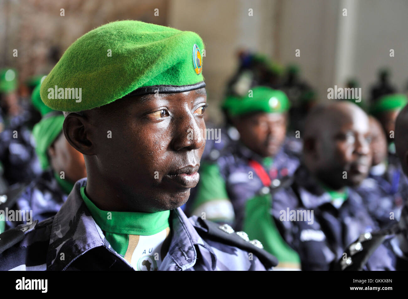 On July 31, 2016, Uganda Formed Police officers attended a farewell ...
