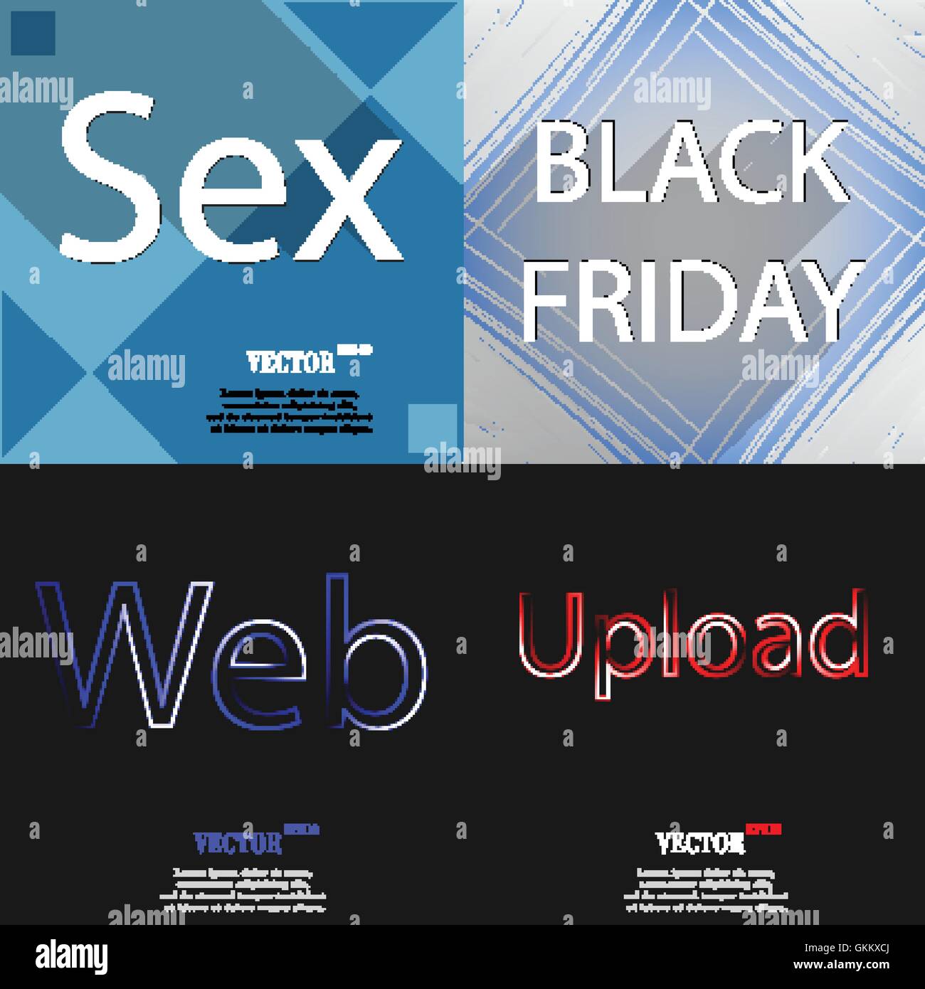 Set of the most popular web design icons on abstract background Stock ...