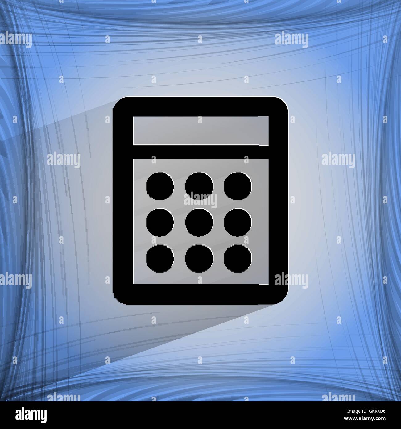 calculator. Flat modern web design on a flat geometric abstract ...