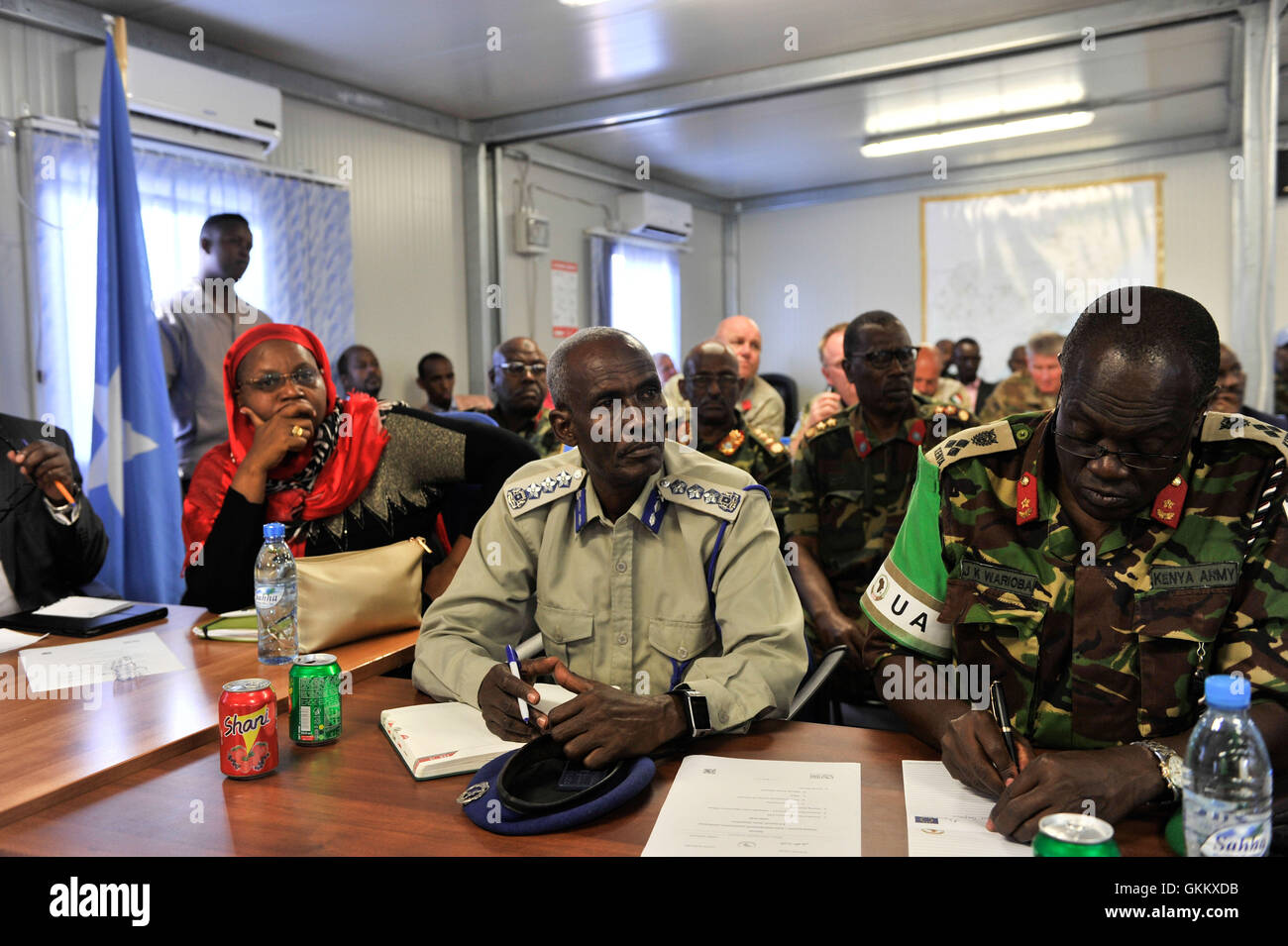 On August 5, 2016, senior officers from the Somali National Army (SNA ...