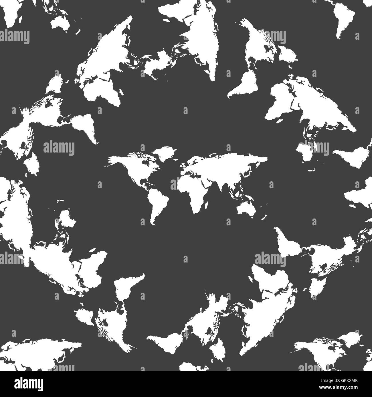 World map flat vector with borders hi-res stock photography and images ...