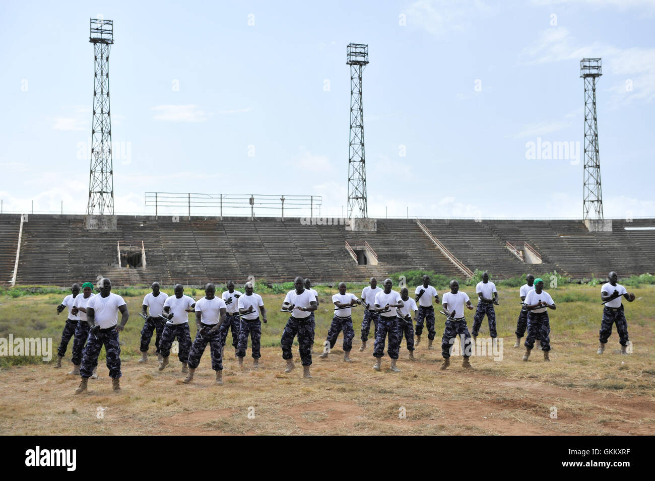 Uganda Formed Police officers serving under the African Union Mission ...
