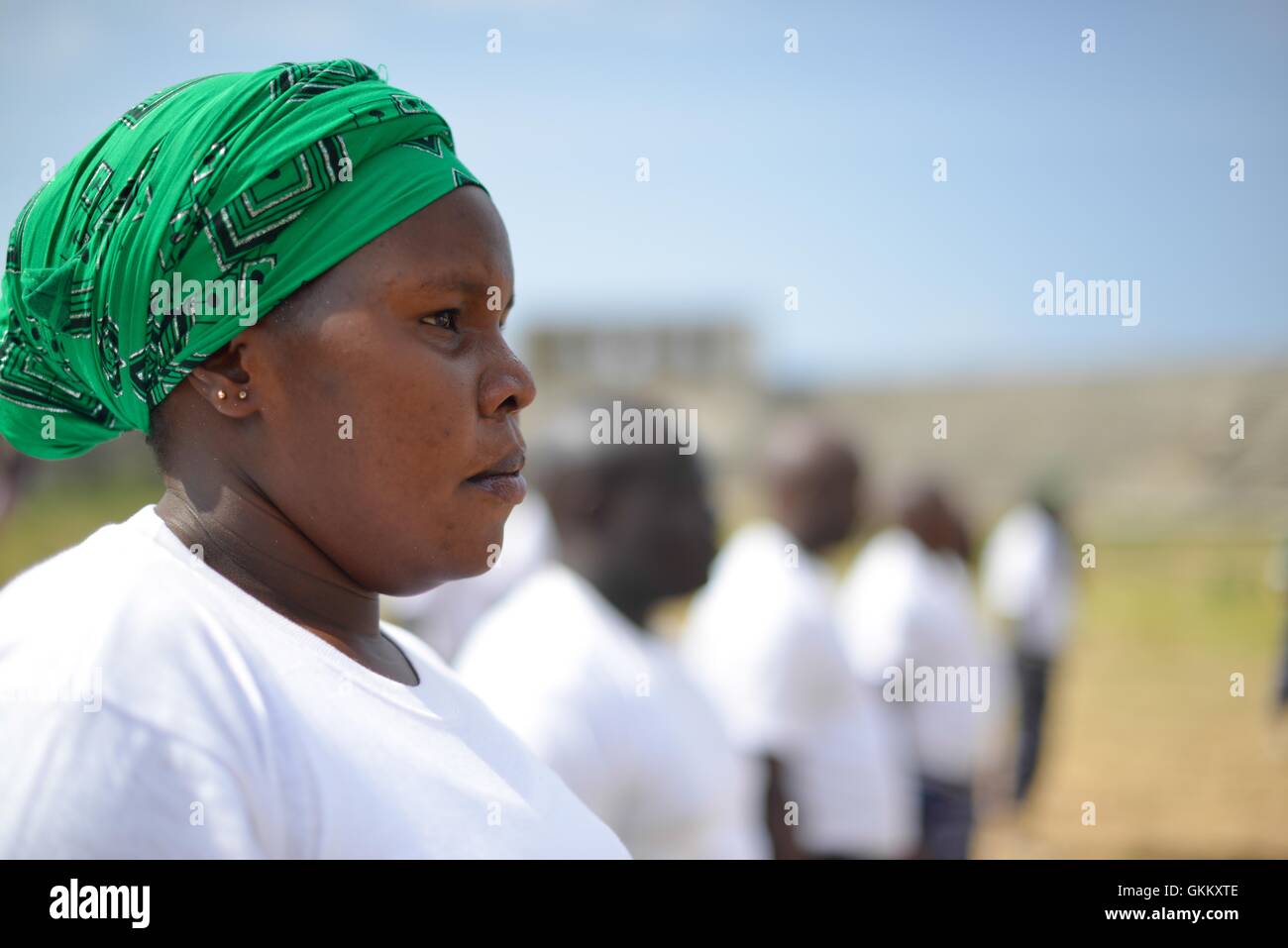 Uganda Formed Police officers serving under AMISOM participate in a ...