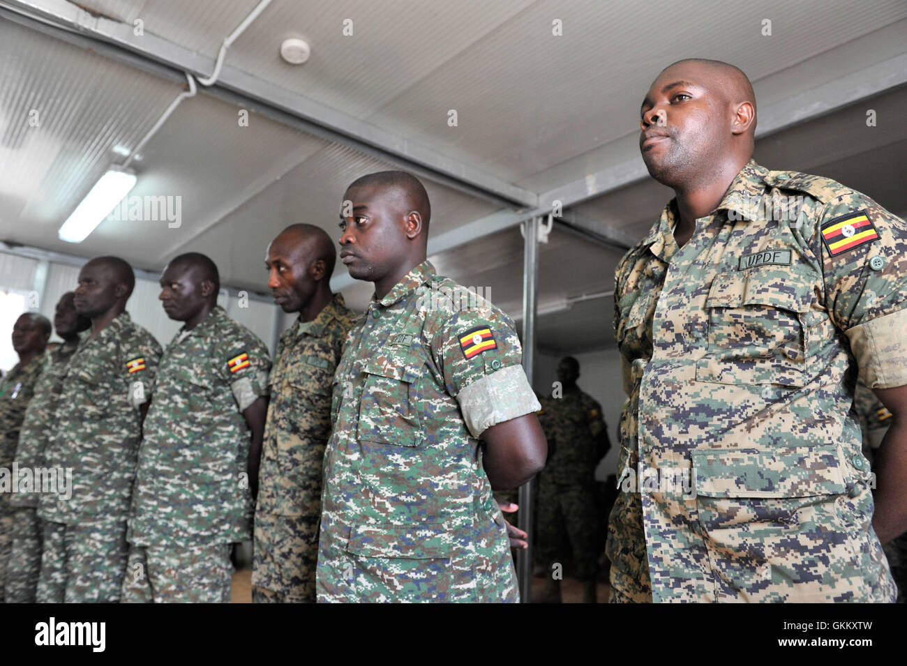 On August 2, 2016, 18 Ugandan soldiers serving with AMISOM appeared ...