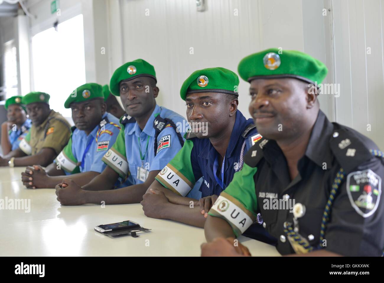 On August 3, 2016, AMISOM police officers attended a farewell ceremony ...