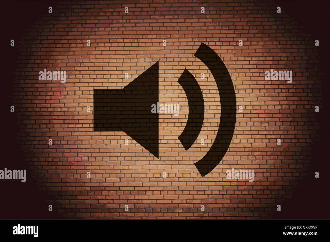 Button audio speaker volume Stock Vector Images - Alamy