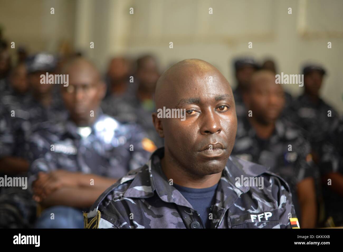 Newly deployed Ugandan Formed Police Unit personnel in Mogadishu ...