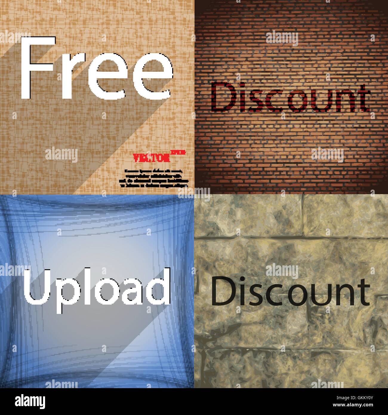 Set of the most popular web design icons on abstract background Stock ...