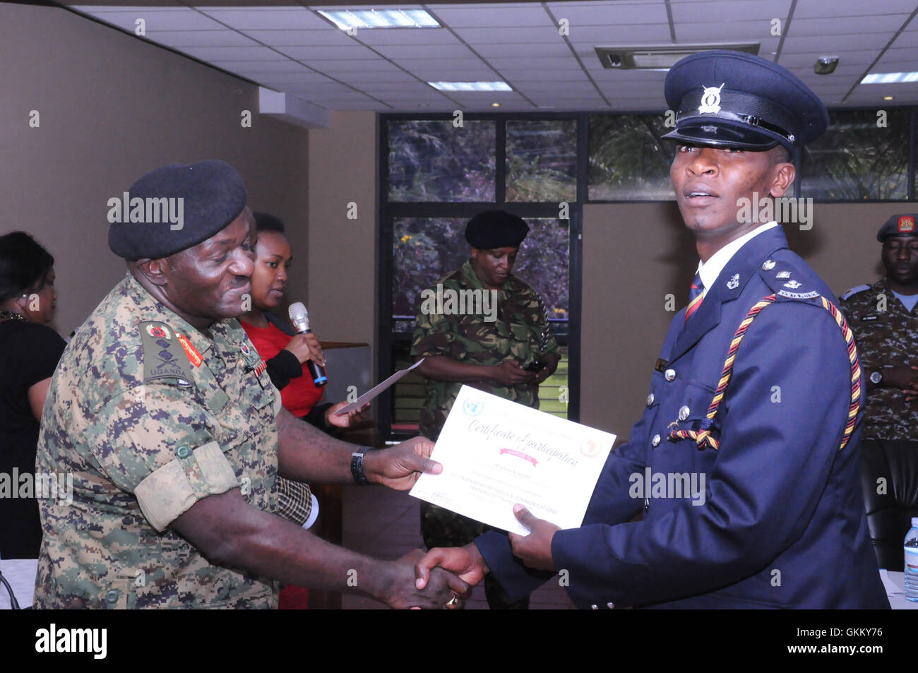 Chief Inspector Rodgers Gathuru of Kenya Police Service was awarded a ...