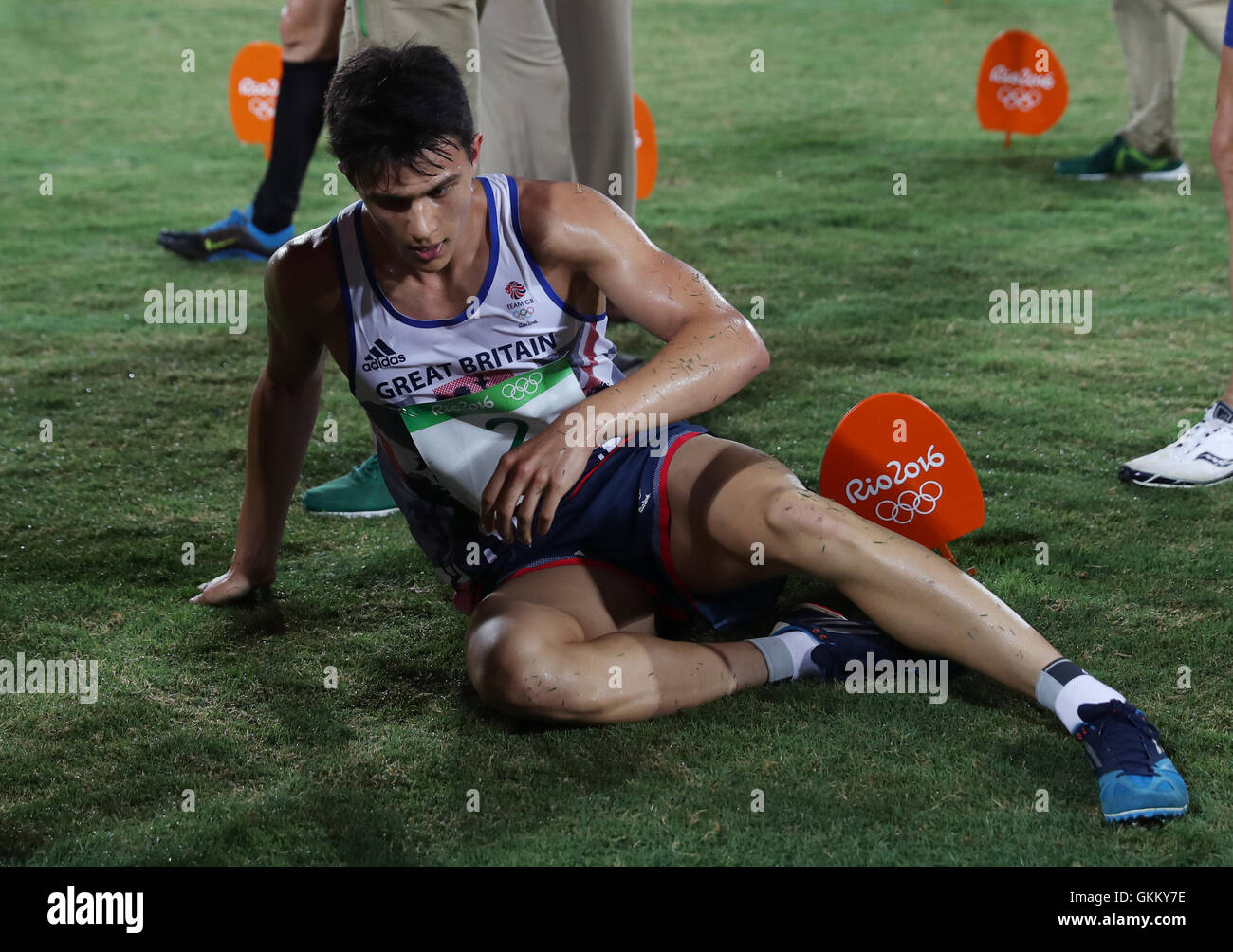 Great Britain's Joseph Choong after finishing tenth in the modern ...