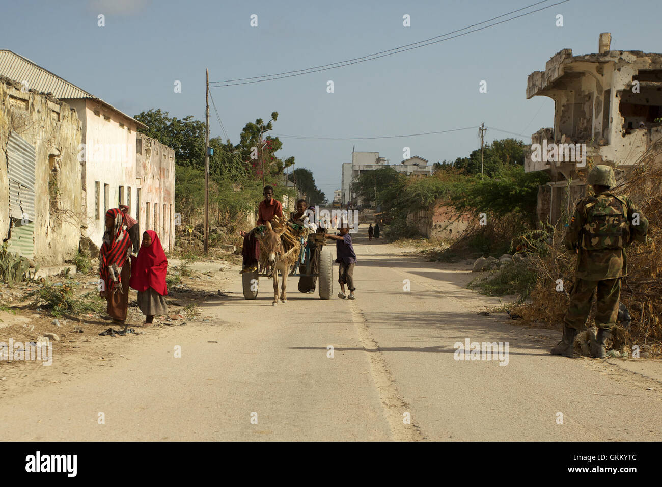 A tour of streets and markets in Torfiq District, East Mogadishu, shows ...