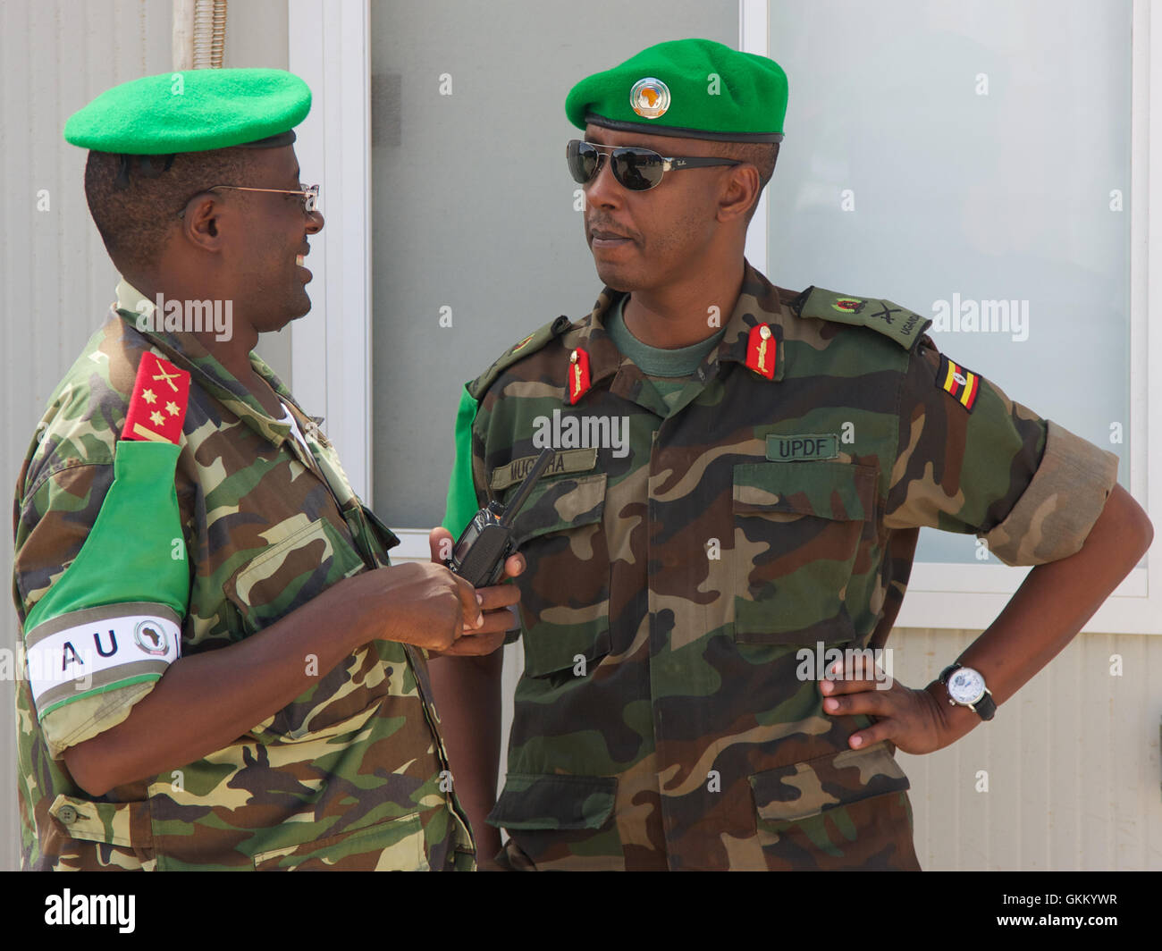 Burundi's Defence Minister was welcomed by a Guard of Honour at AMISOM ...