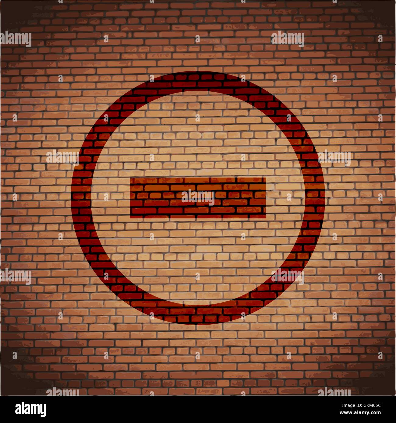 minus. Flat modern web button and space for your text Stock Vector ...