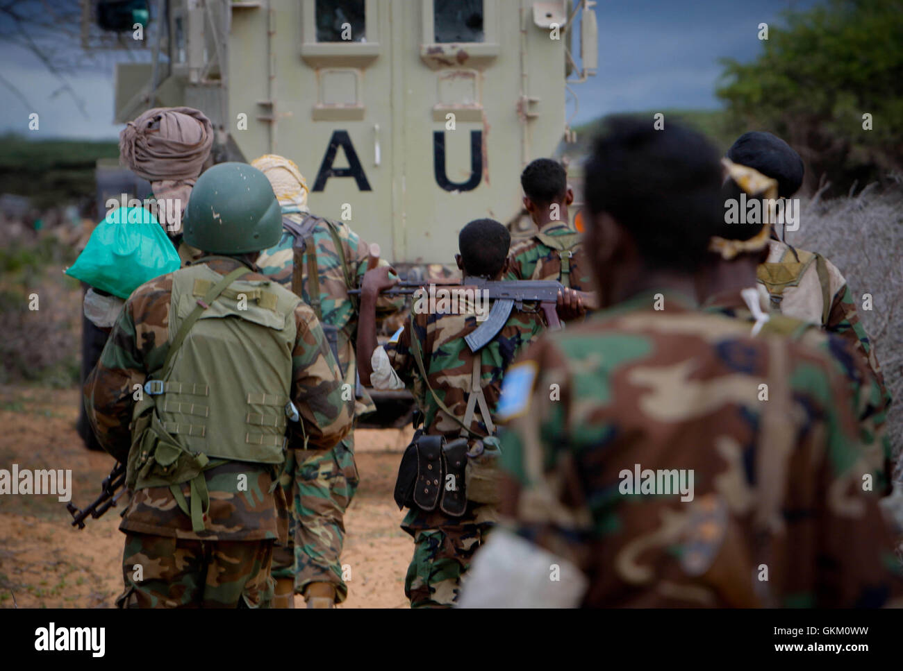 SOMALIA, Shabelle: In a photograph released by the African Union-United ...