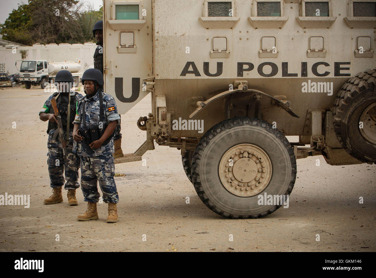 On August 7, 2012, Ugandan police officers from AMISOM’s first Formed ...