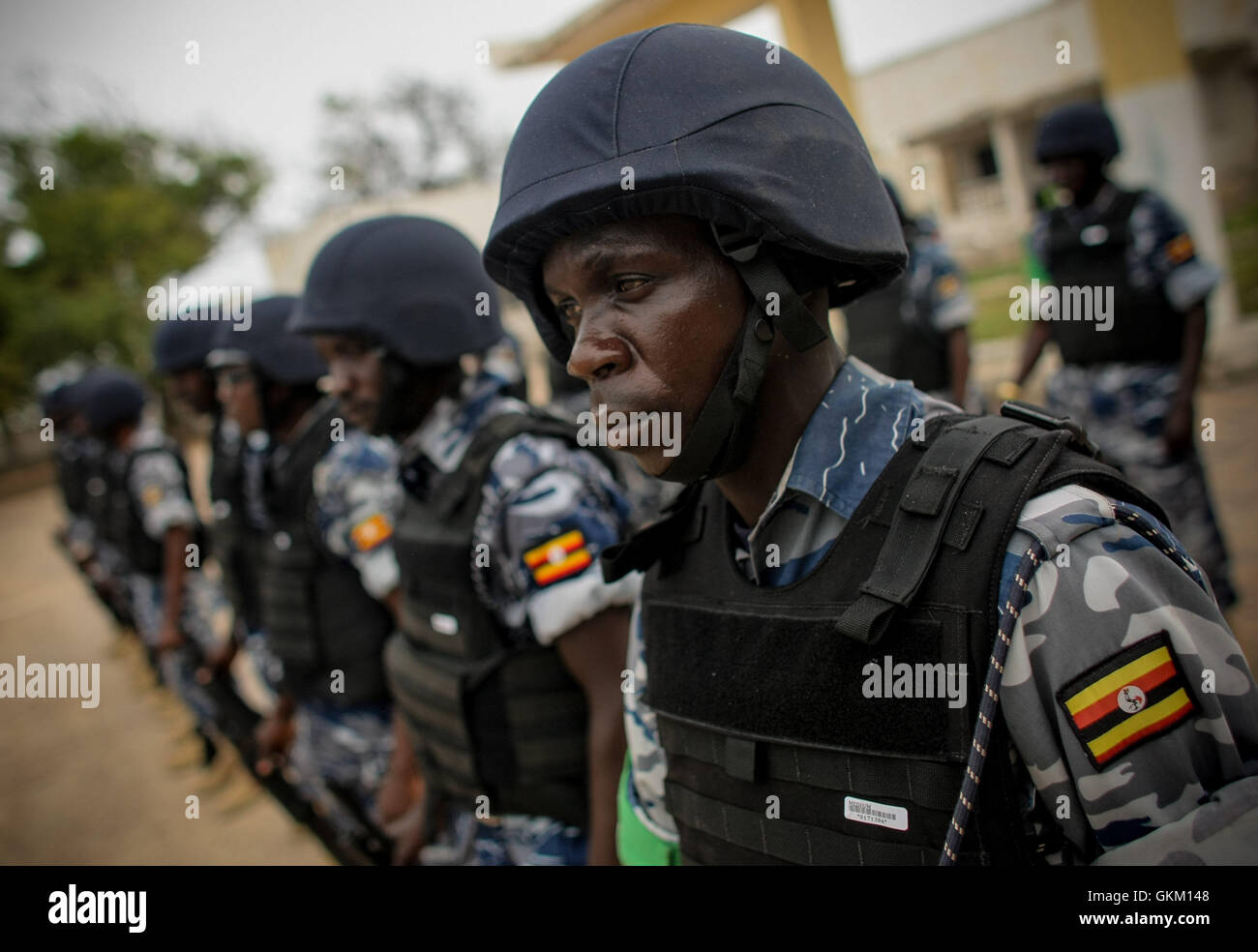 On August 7, 2012, Ugandan police officers from AMISOM’s first Formed ...