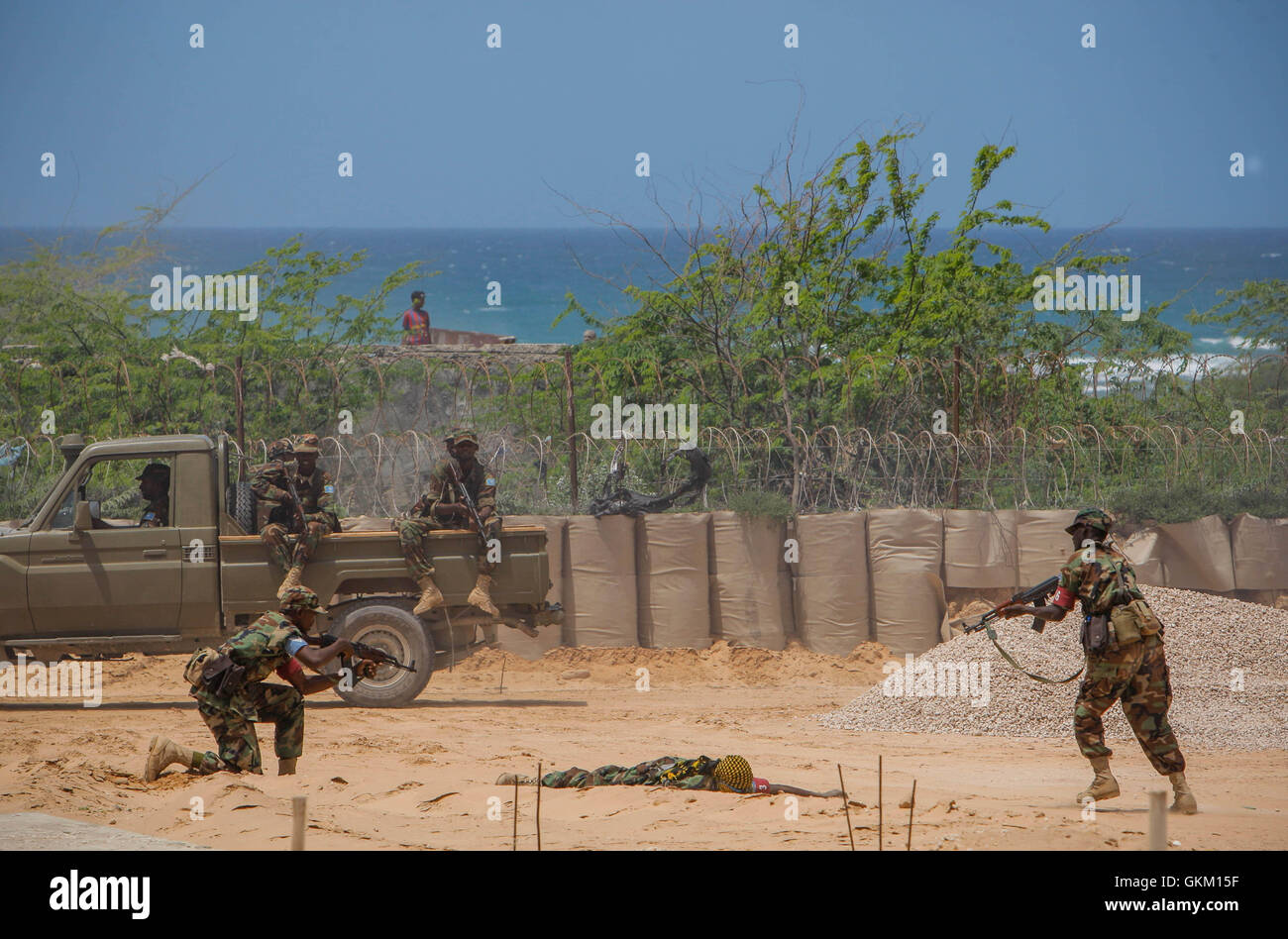 On August 14, recently trained members of the Somali National Army (SNA ...