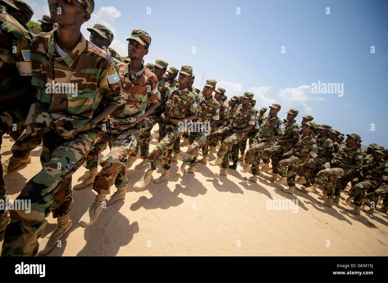 On August 14, Somali National Army (SNA) soldiers participated in a ...