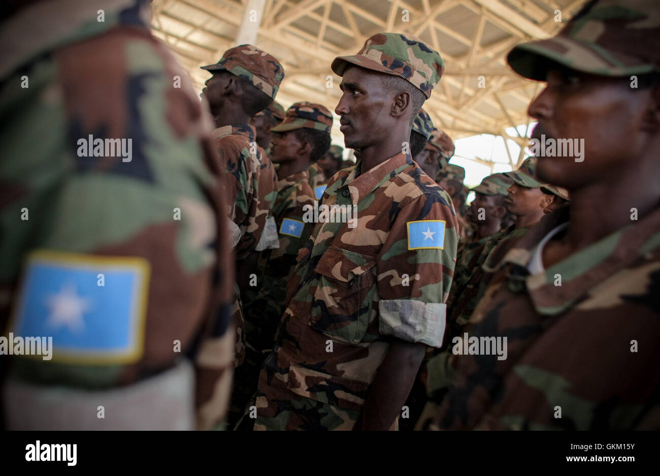 On August 14, recently trained members of the Somali National Army (SNA ...