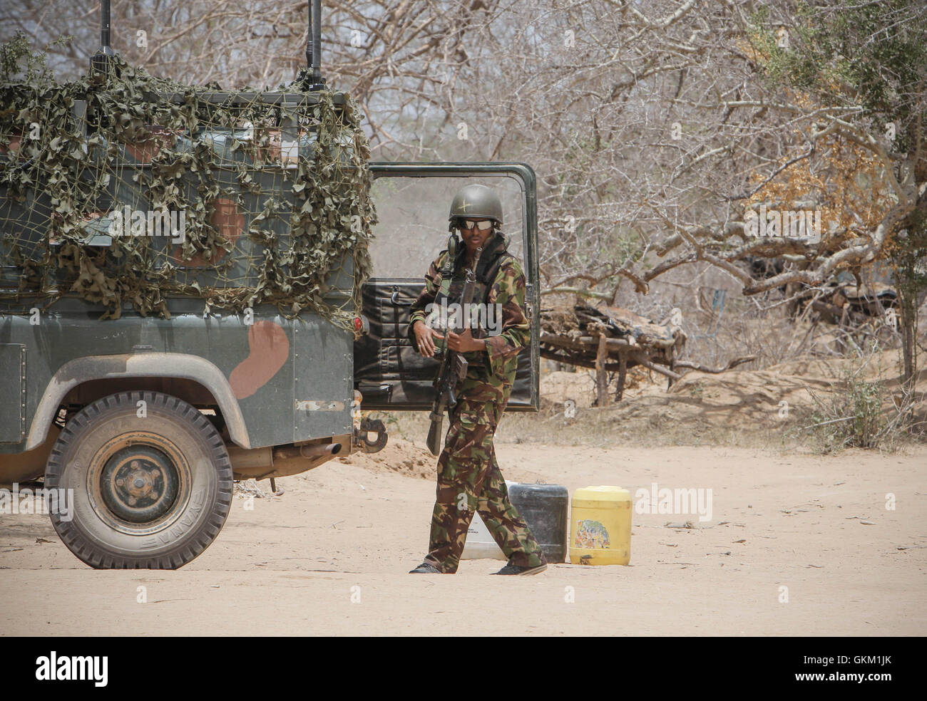 On September 30, a Kenyan soldier from AMISOM's Kenyan contingent ...