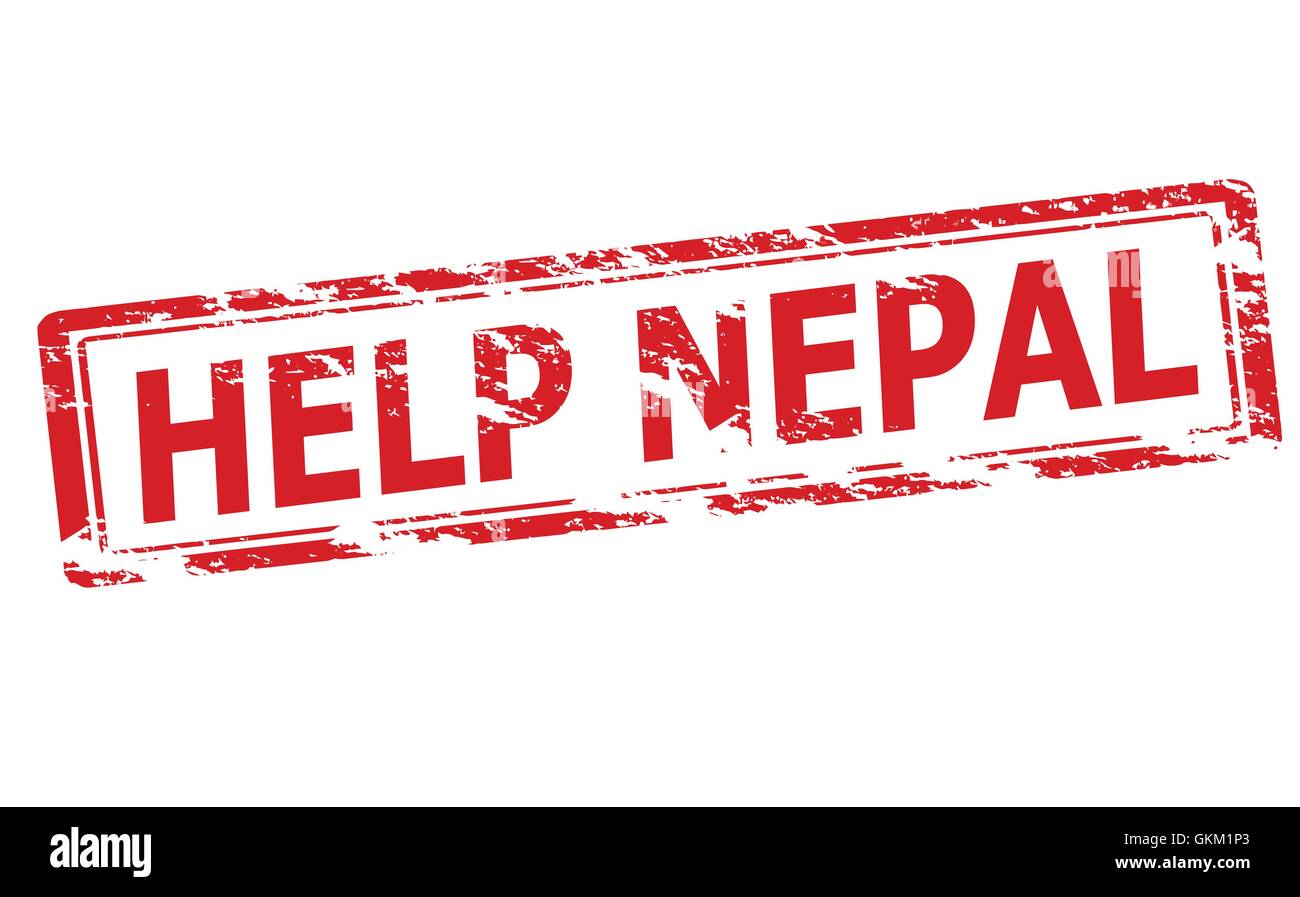 Helping nepal Stock Vector Images - Alamy