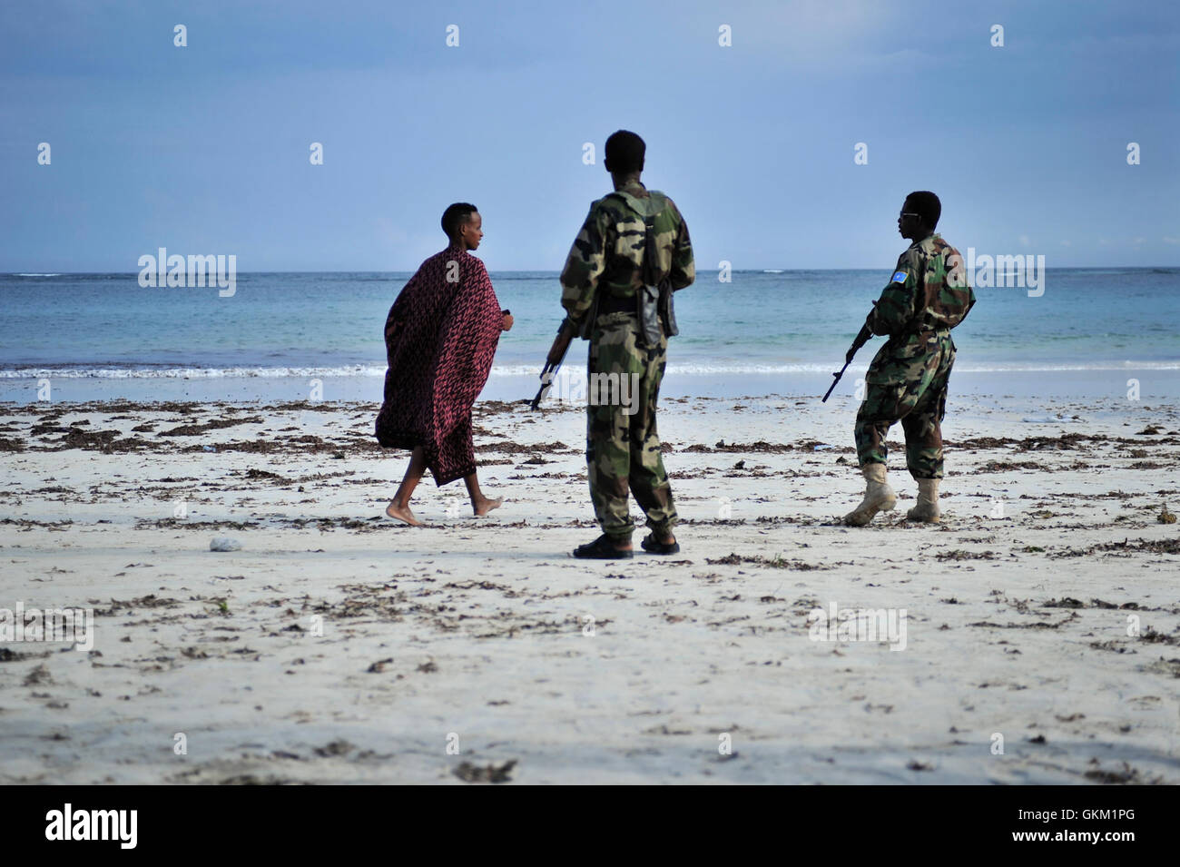 Children play soccer on Lido beach in Mogadishu. After more than two ...