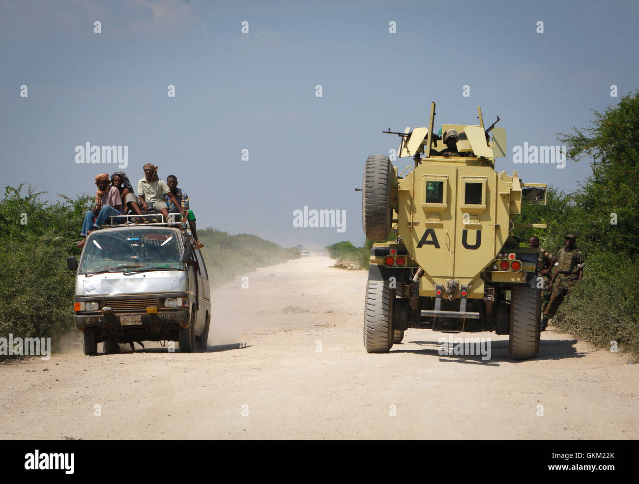 SOMALIA, Middle Shabelle: In a handout photograph taken 10 December and ...