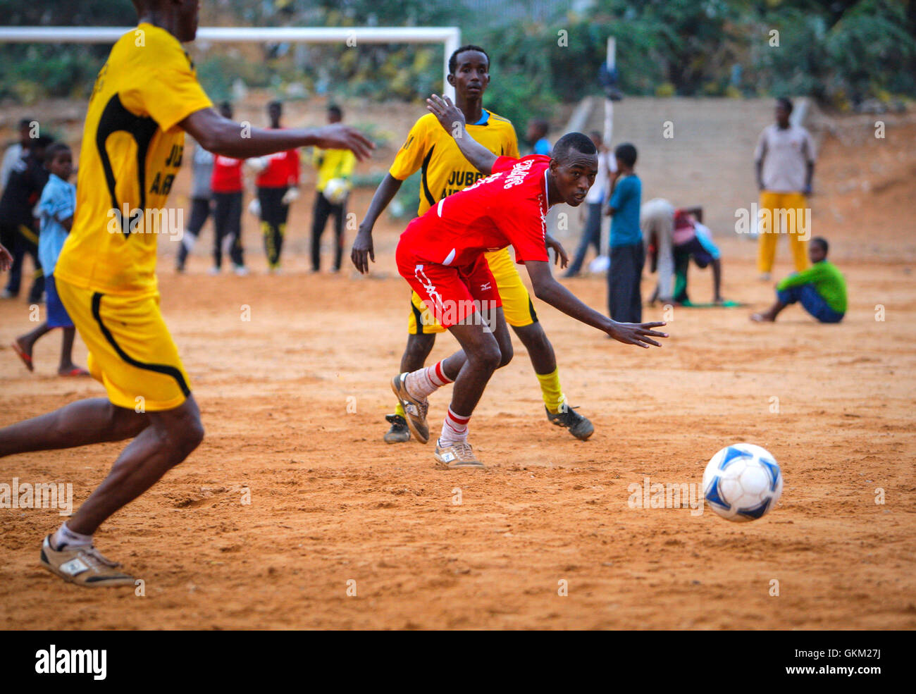 On January 14, 2017, Elman FC players participated in a training ...