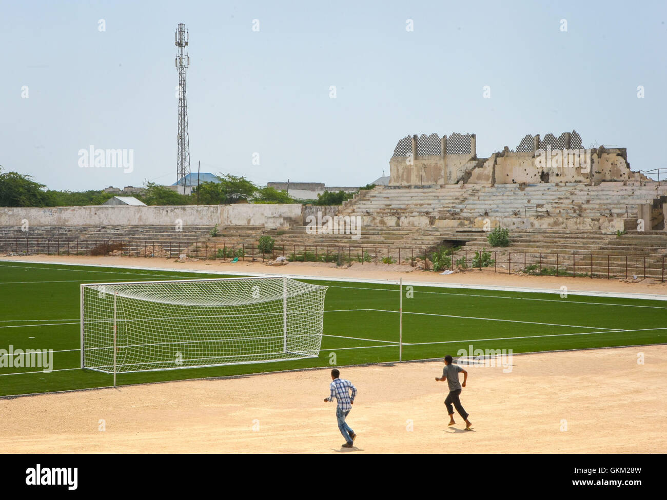 On January 12, 2016, two Somali men jogged inside Baanadir Stadium in ...