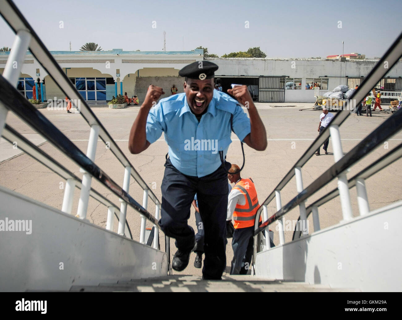 On January 17, an officer from the Somali Police Force boarded a flight ...