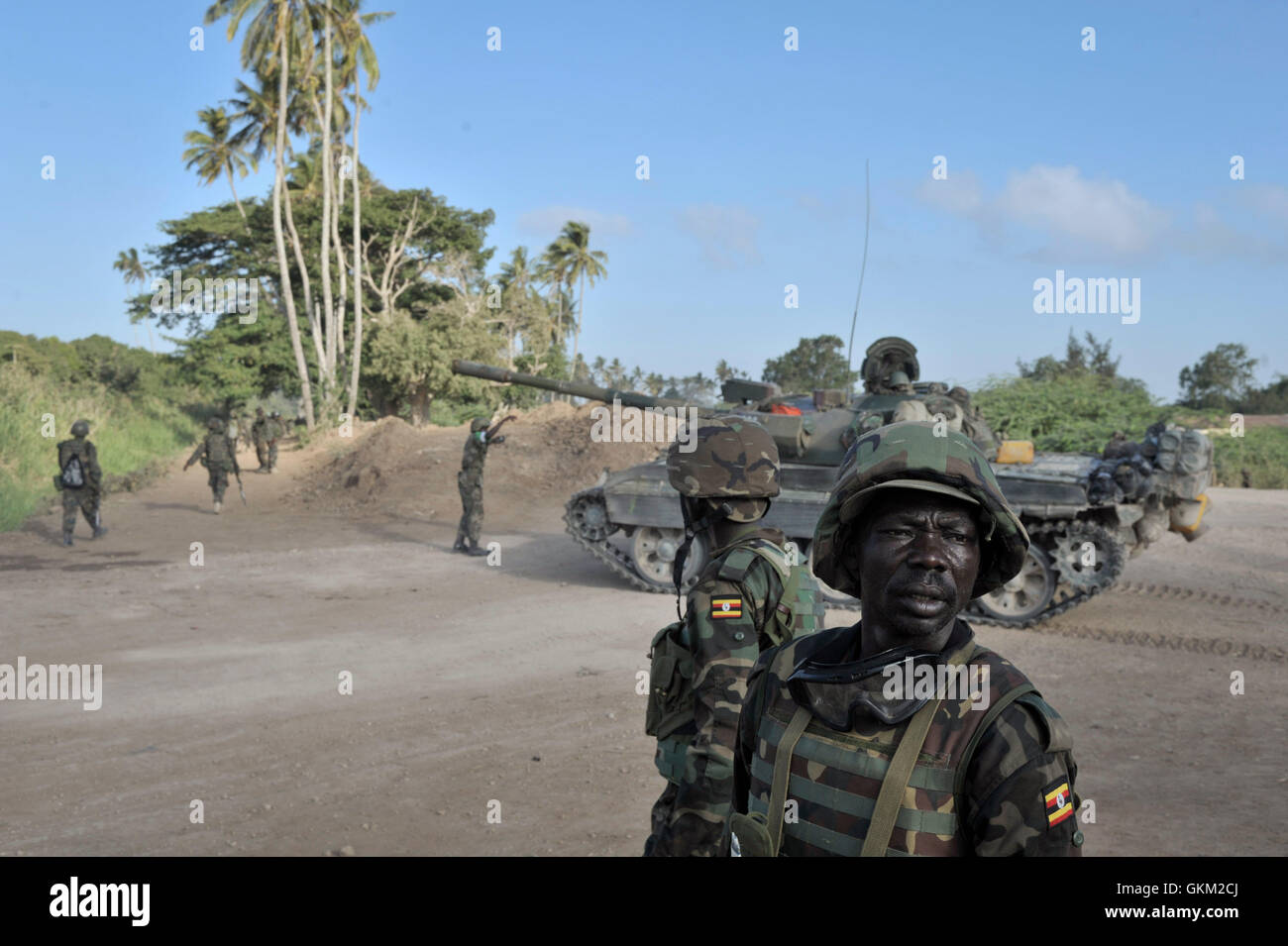 Ugandan troops, in coordination with Somali National Army forces ...