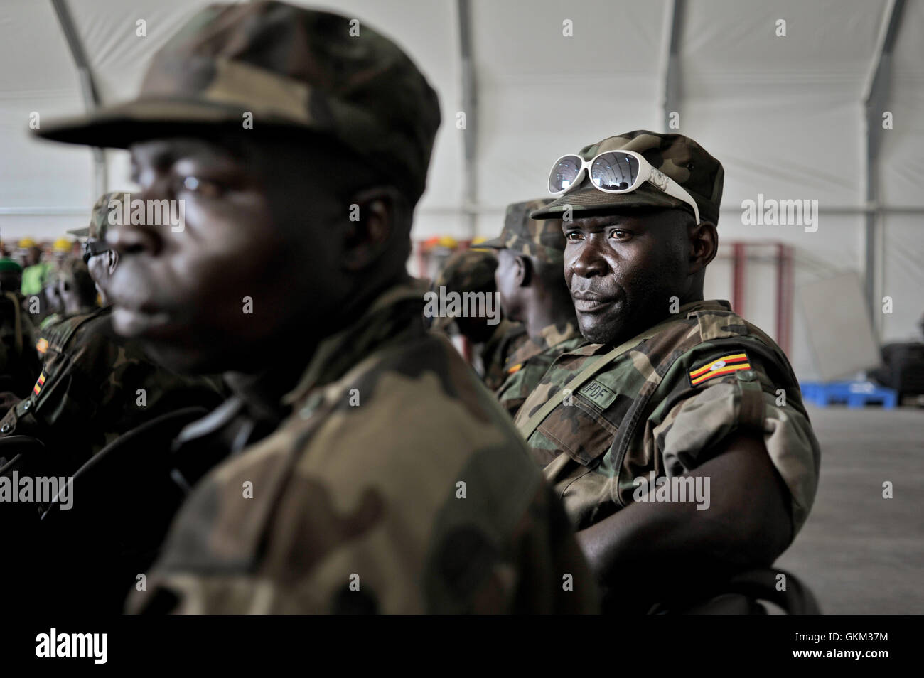 Ugandan People's Defence Force (UPDF) soldiers prepare to leave Somalia ...