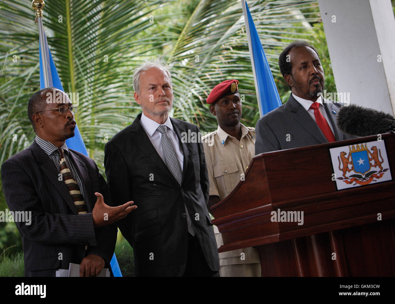 On June 8, 2013, Somali President Hassan Sheikh Mohamud and Nicholas ...