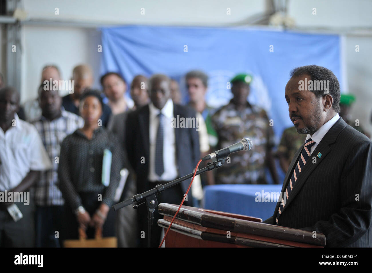 On June 20, 2015, Somali President Hassan Sheikh Mohamoud attended a ...