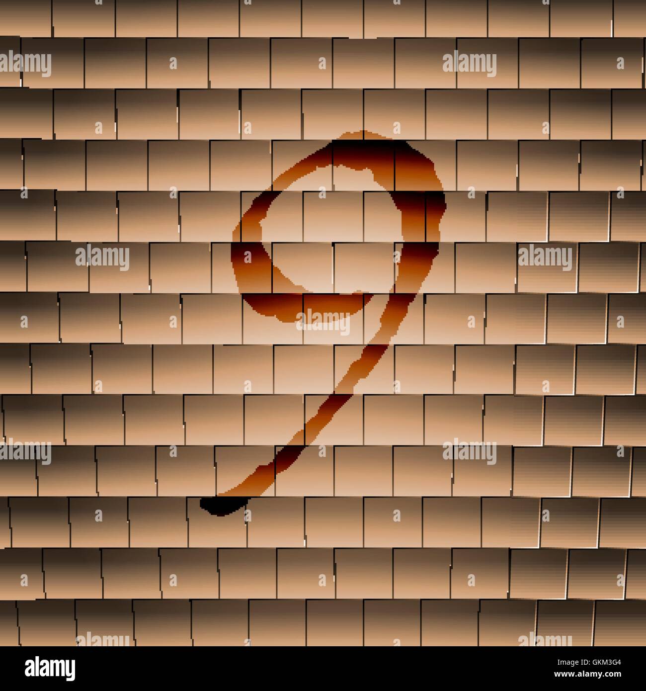 number Nine icon symbol Flat modern web design with long shadow and ...