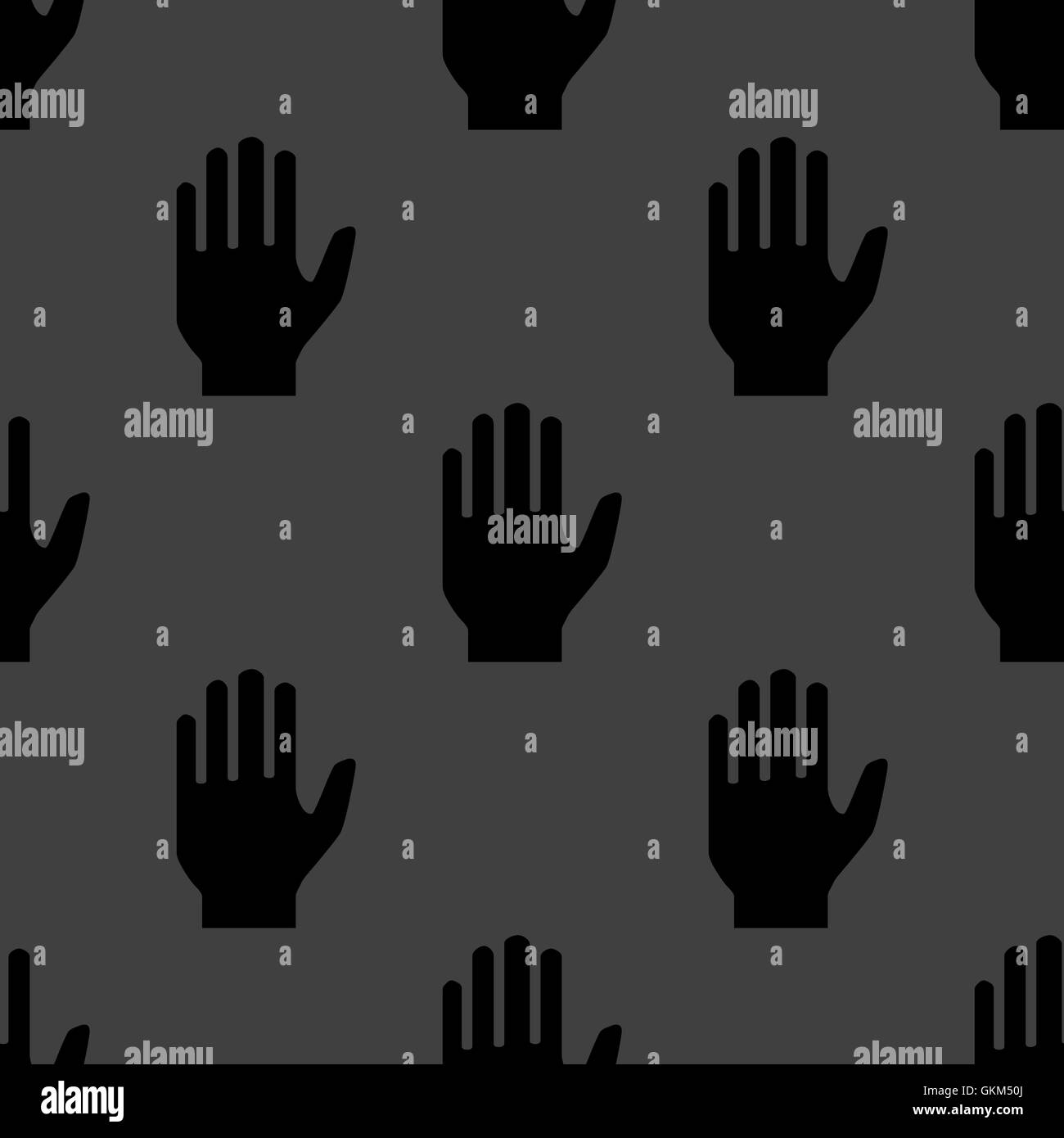 hand web icon.flat design. Seamless pattern Stock Vector Image & Art ...