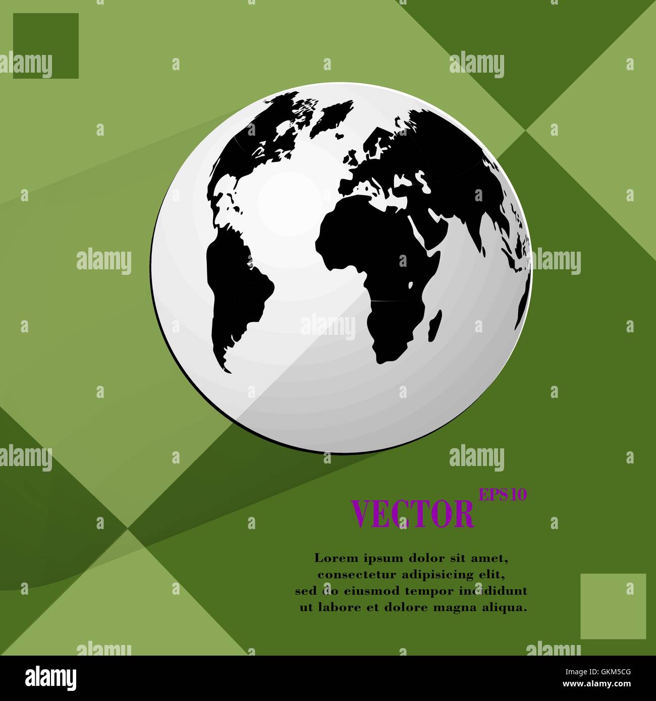 Map of a flat earth hi-res stock photography and images - Alamy